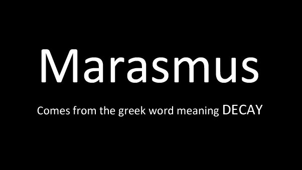 Petition update · Marasmus - is a severe form of malnutrition. · Change ...