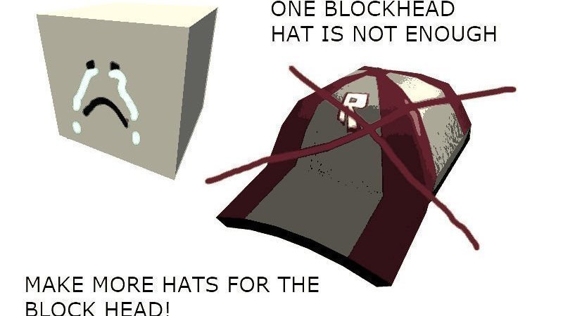 Petition · Make more Roblox hats compatible with the Blockhead - United ...