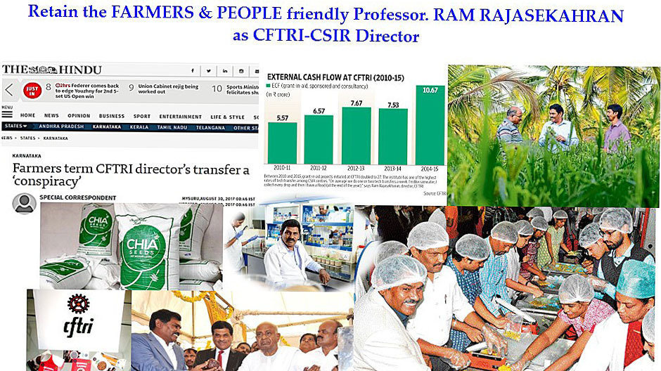 Petition · Retain the FARMERS & PEOPLE friendly Professor. RAM ...