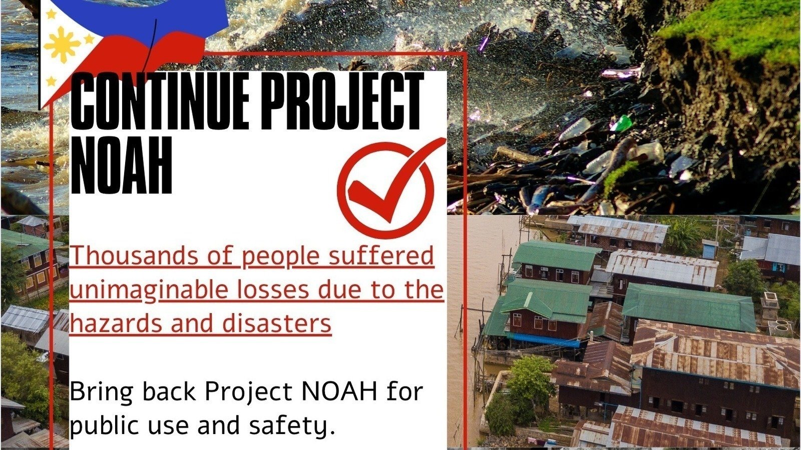 Petition · CONTINUE PROJECT NOAH! - Philippines · Change.org