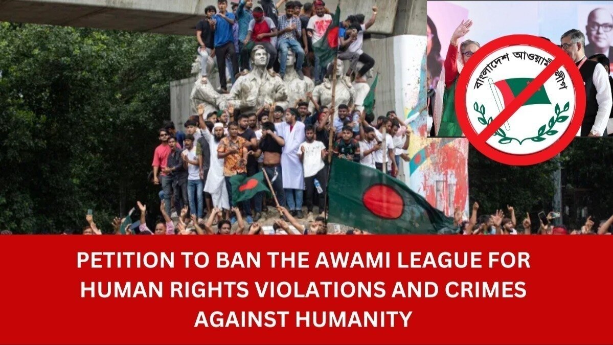 Petition · Ban The Awami League For Human Rights Violations And Crimes ...