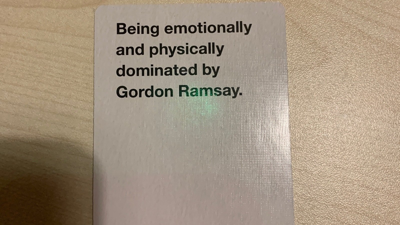 Petition · get gordon to sign our cards against humanity card - United ...