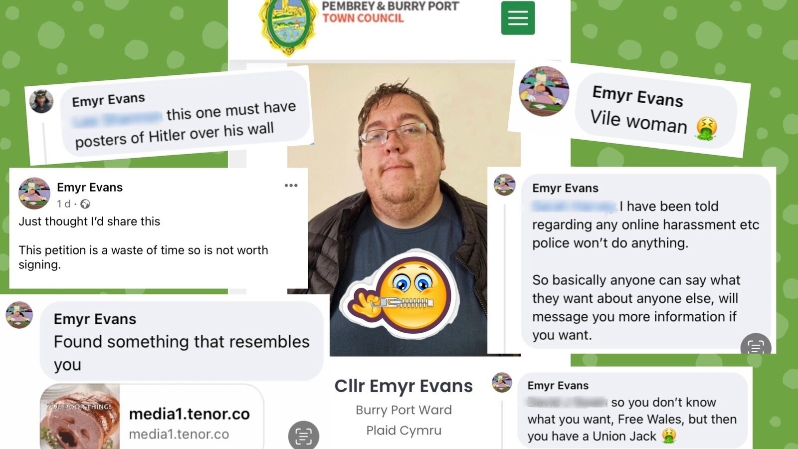 Petition · Sack Cllr. EMYR EVANS for bullying & harassing numerous ...
