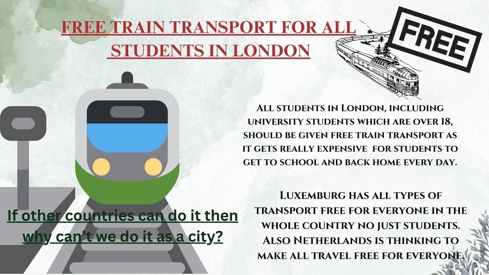 Petition · Implement Free Train Travel for All Students Nationwide ...