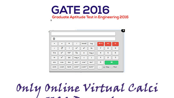 Petition · Change Virtual Calculator To Real Calculator in GATE 2016 ...