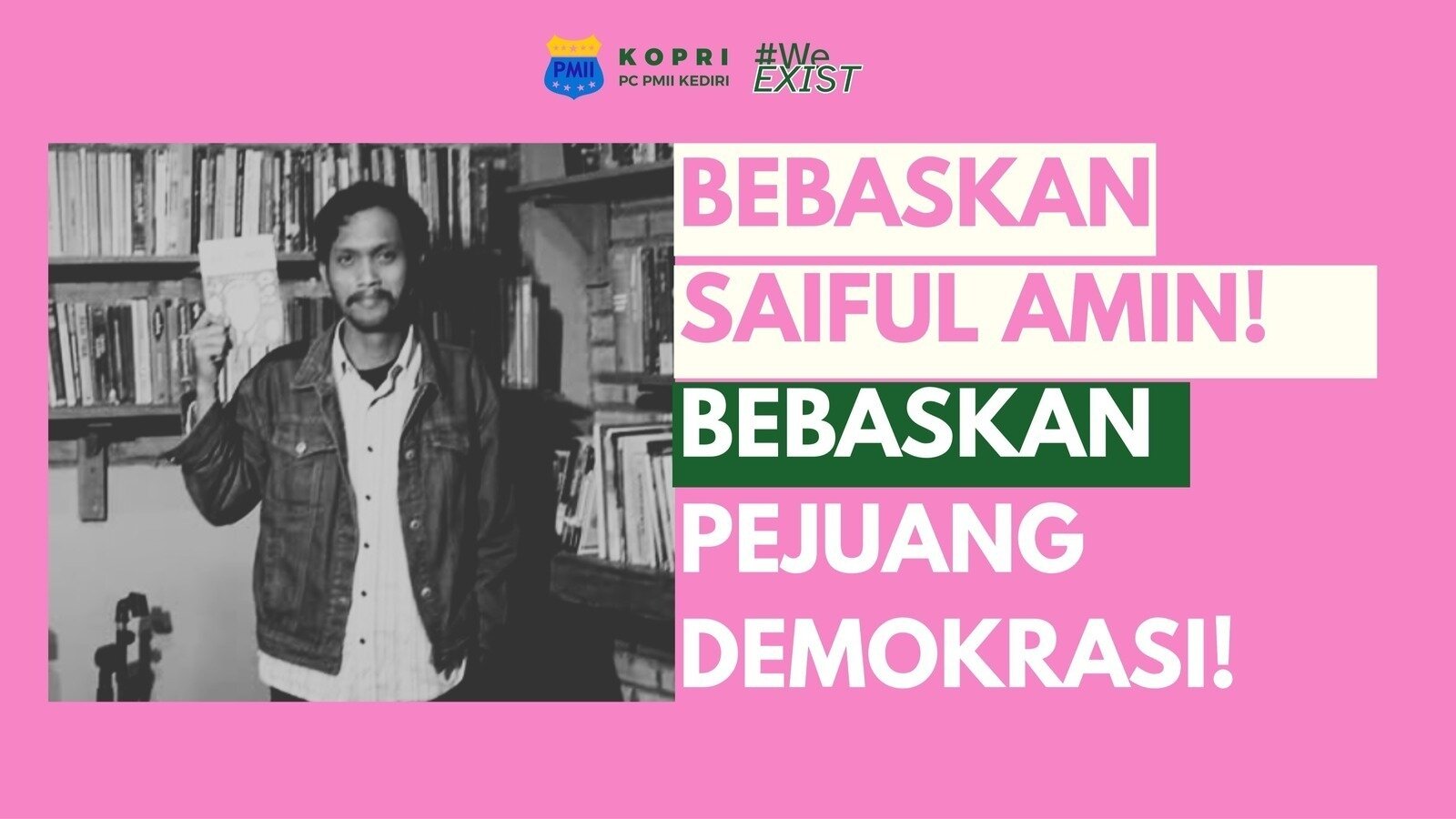Petisi · BEBASKAN SAIFUL AMIN! PEJUANG DEMOKRASI KEDIRI!!! - Indonesia · Change.org