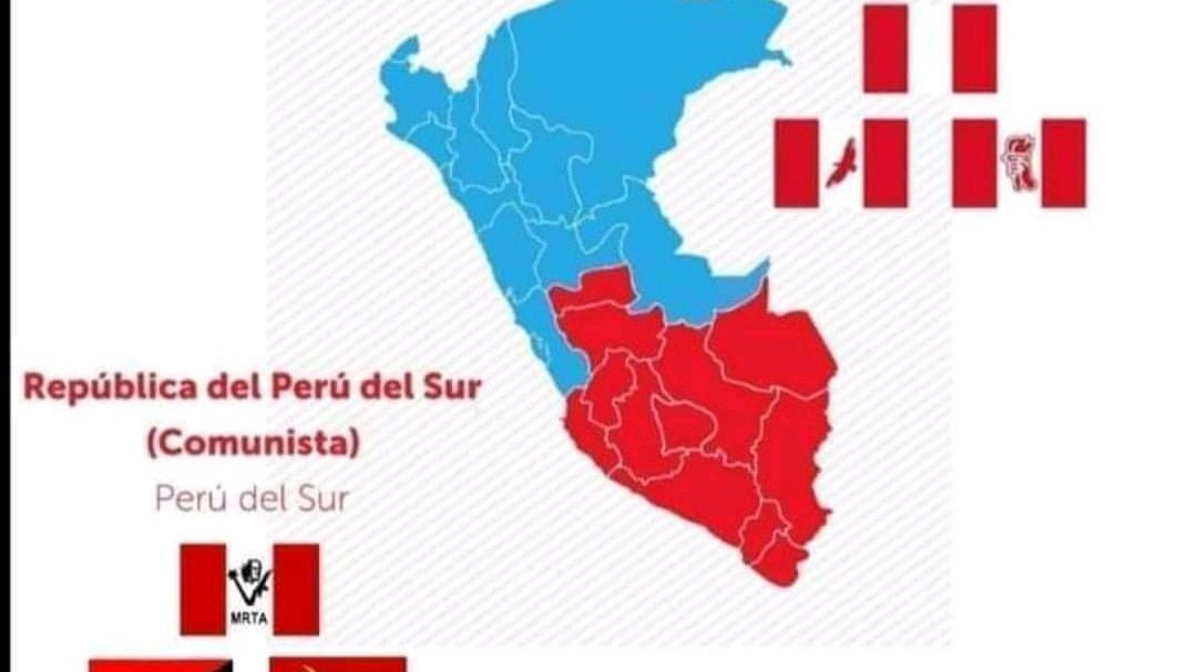Petición · Separar el Perú, formando dos naciones. Perú del sur y Perú ...