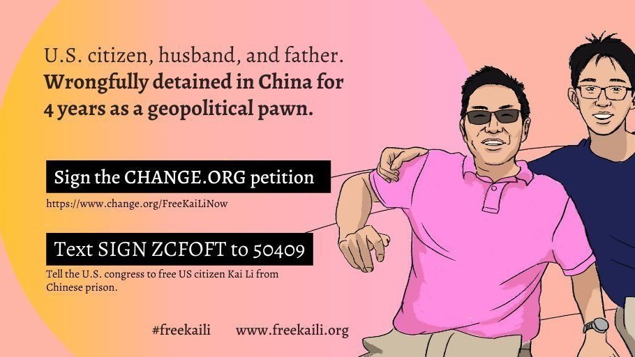 Petition · Free US Citizen Kai Li from Chinese prison #FreeKaiLi ...
