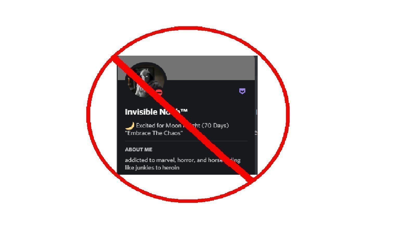 Petition · Invisible Noob must stick to one PFP - Saudi Arabia · Change.org