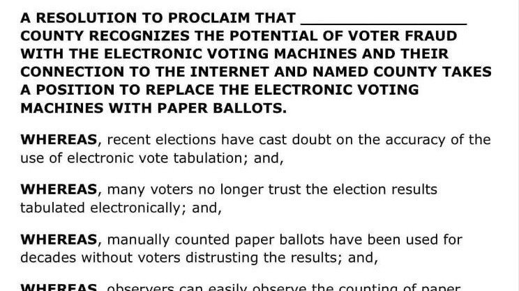 Petition · Paper Ballots - United States · Change.org