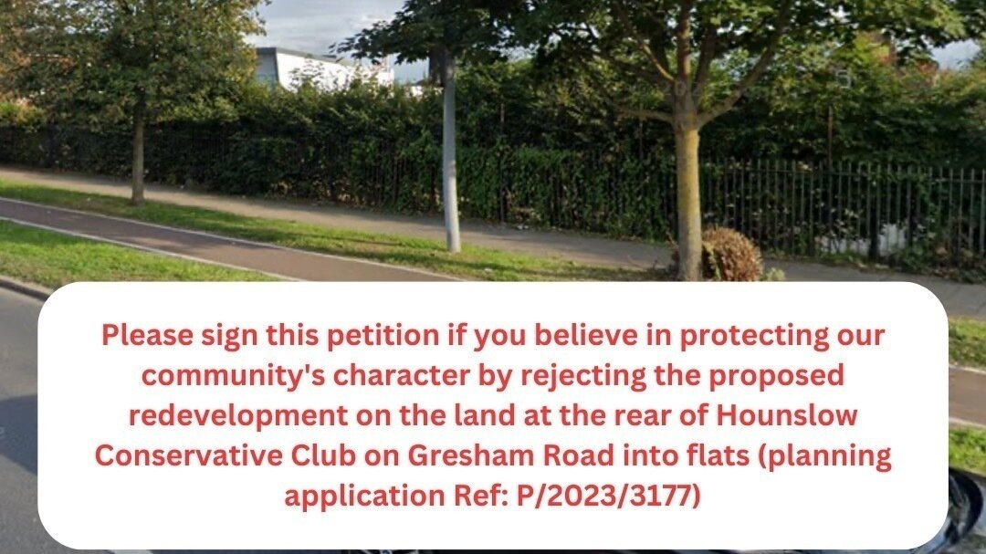 Petition · Petition to reject the Proposed Redevelopment of Land at ...