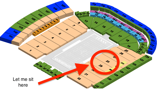 Petition · Bring back assigned seating for UT home football games ...