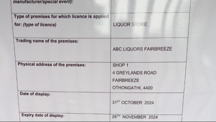 Petition · Oppose the Opening of ABC LIQUORS FAIRBREEZE Near Our School ...