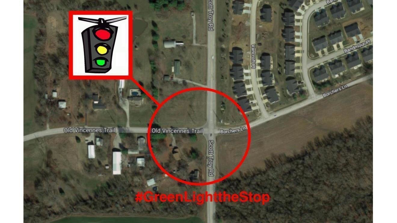 Petition · Install a stoplight at the intersection of Old Vincennes ...
