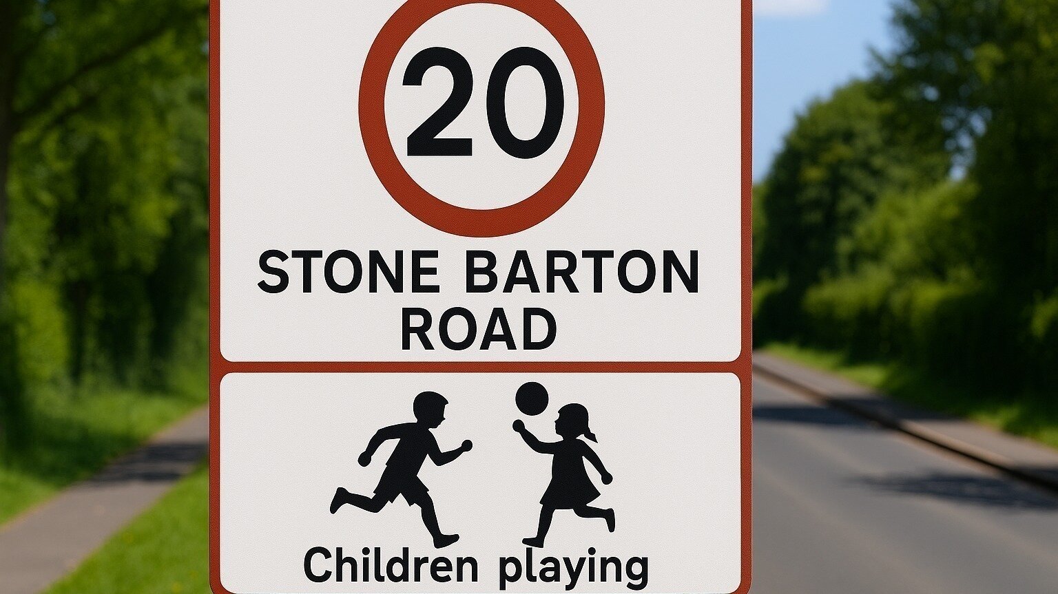Petition · Petition for a 20 mph Speed Limit on Stone Barton Road and ...