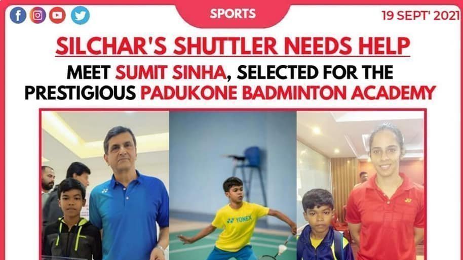 Petition · Support for Funding of Badminton Player Sumit Sinha from ...