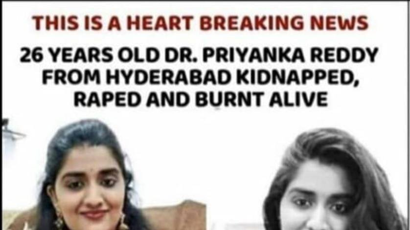 Petition · Justice for Dr Priyanka reddy - India · Change.org