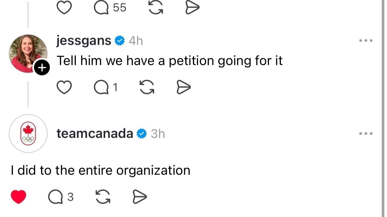 Petition update · 3,000 supporters — and Team Canada has seen this 🇨🇦 ...