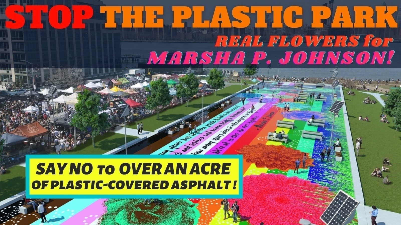 Petition · STOP THE PLASTIC PARK! PLANT FLOWERS INSTEAD! - United ...