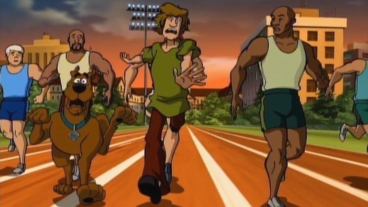 Scooby Doo And Shaggy Running