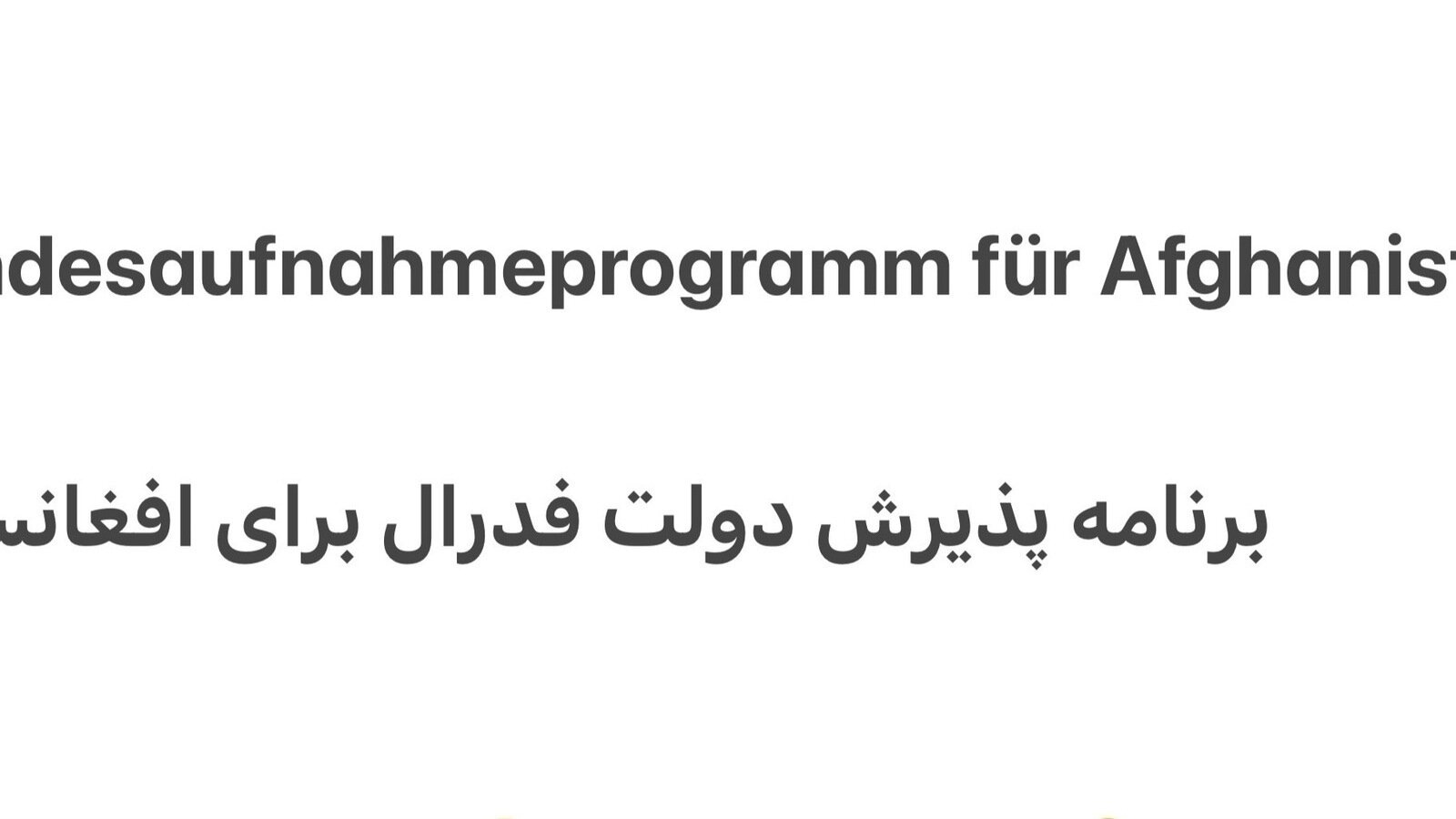 Petition · Das Bundesaufnahmeprogramm für Afghanistan muss weitergeführt werden. - Deutschland ...