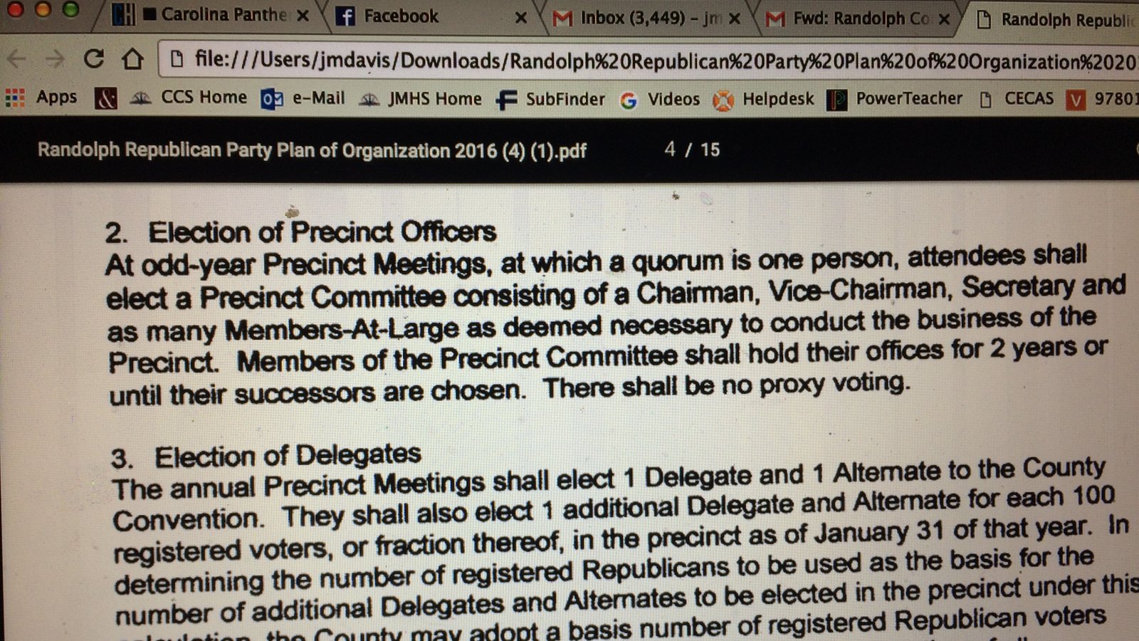 Petition · Demand the State Republican Party conduct precinct meetings ...