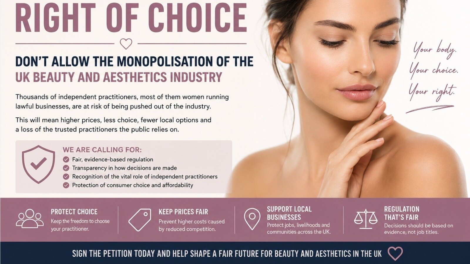 Petition · PROTECT UK BEAUTY & AESTHETICS : STOP HEALTHCARE ...