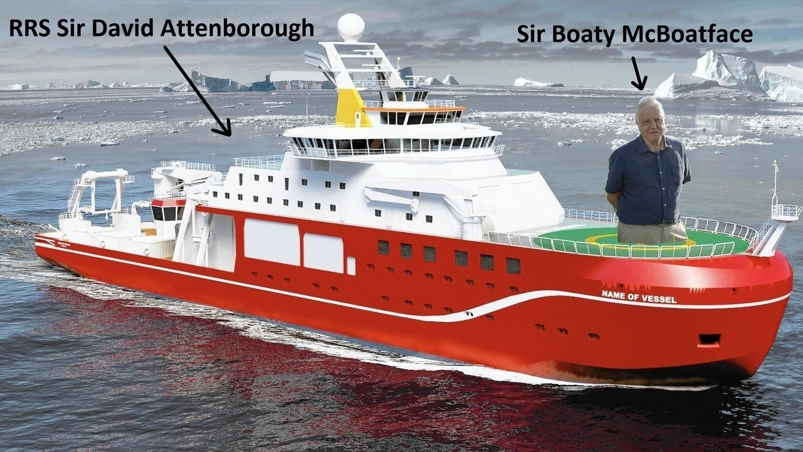 Petition · Change Sir David Attenborough's name to Sir BoatyMcBoatFace ...