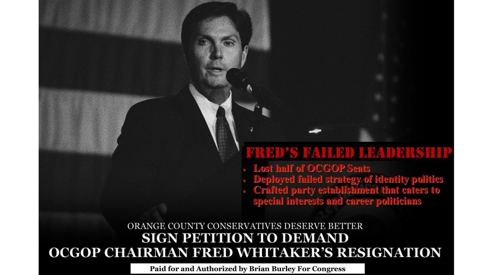 Petition · IT IS TIME FOR FRED WHITAKER TO RESIGN: SIGN TO DEMAND HIS ...