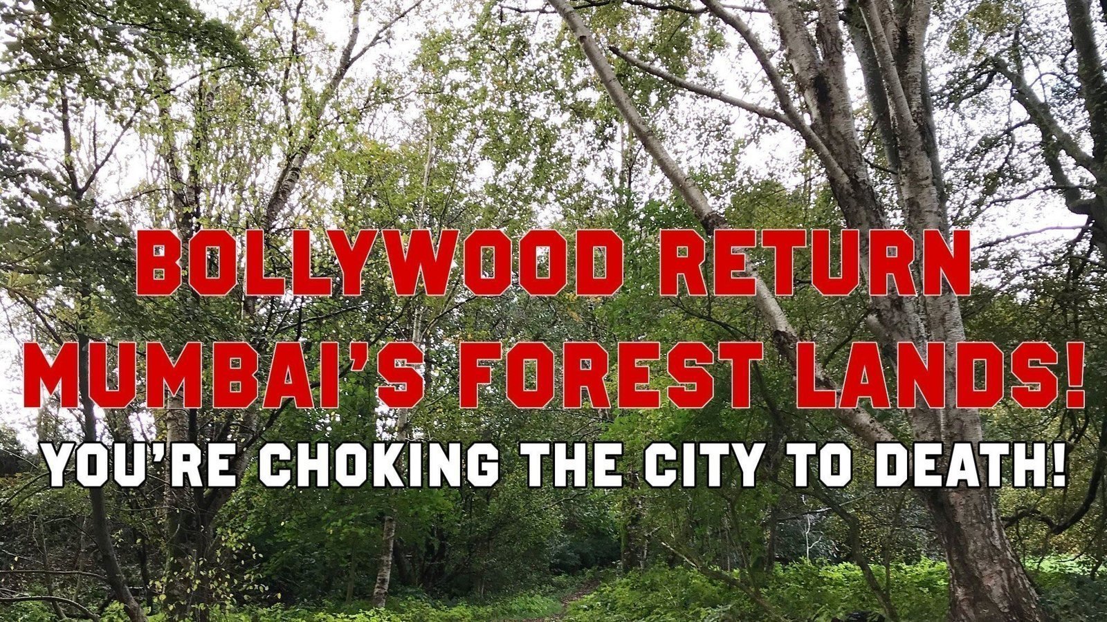 Petition · Bollywood Give Back Our Forest lands! - India · Change.org