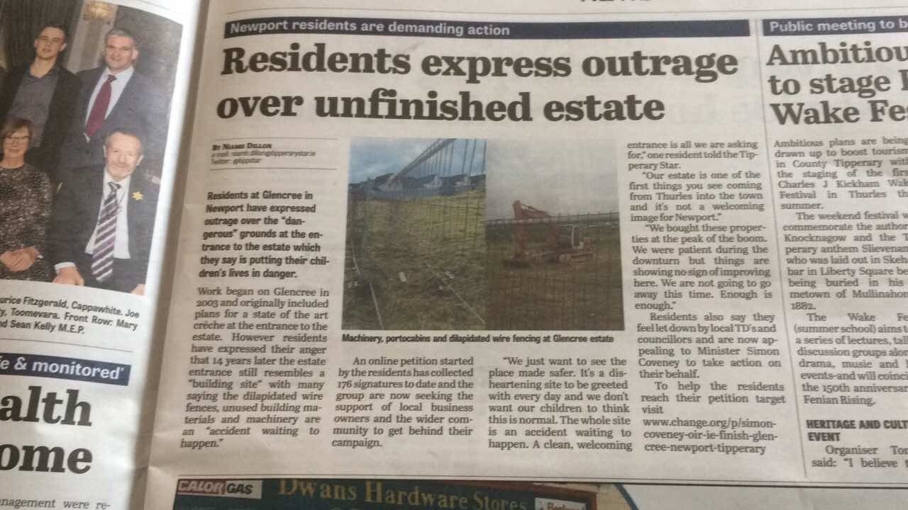 Petition update · Tipperary Star · Change.org · Change.org