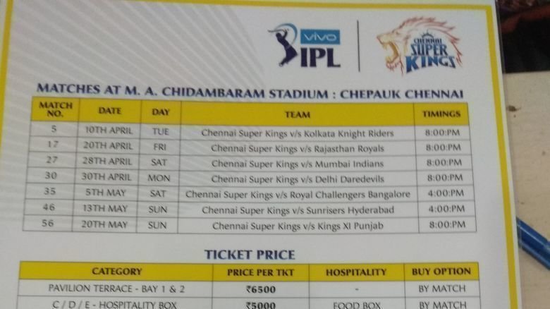 Petition · Skyrocketting IPL ticket rates at Chepauk, Chennai - India ...
