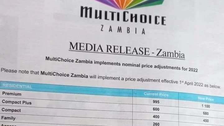 Petition · DSTV ZAMBIA TO REDUCE HIGH COSTS OF TV SUBSCRIPTIONS AND ...