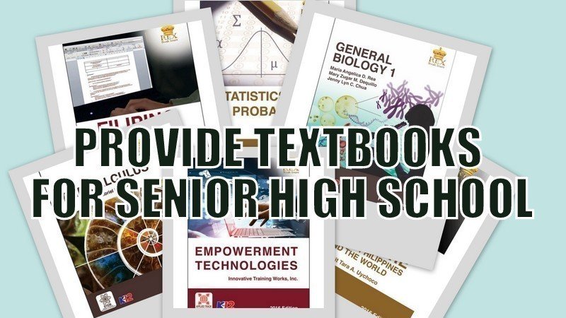 Petition · Provide textbooks for Senior High School Students in the ...
