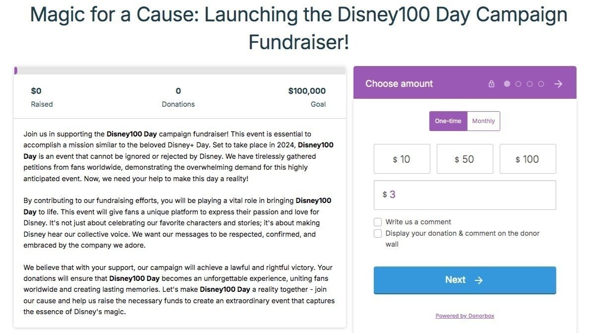 Petition update · Help Us Make the Disney100 Day Campaign a Reality ...