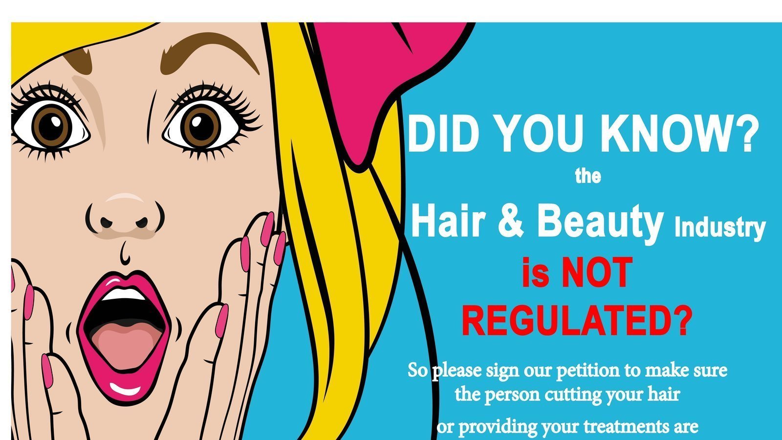 Petition · Mandatory Regulation for the Hair, Barber & Beauty Industry ...