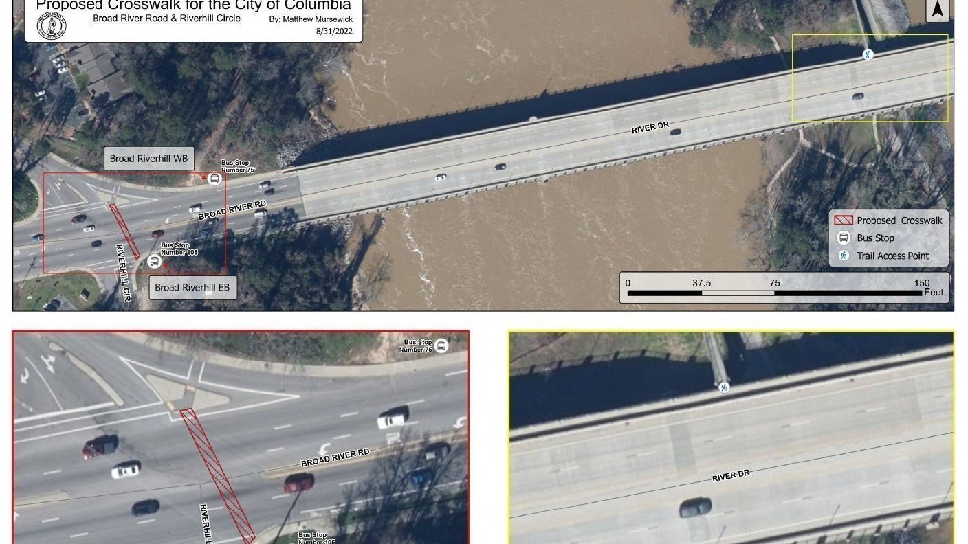 Petition · Build a crosswalk at the intersection of Broad River Rd ...