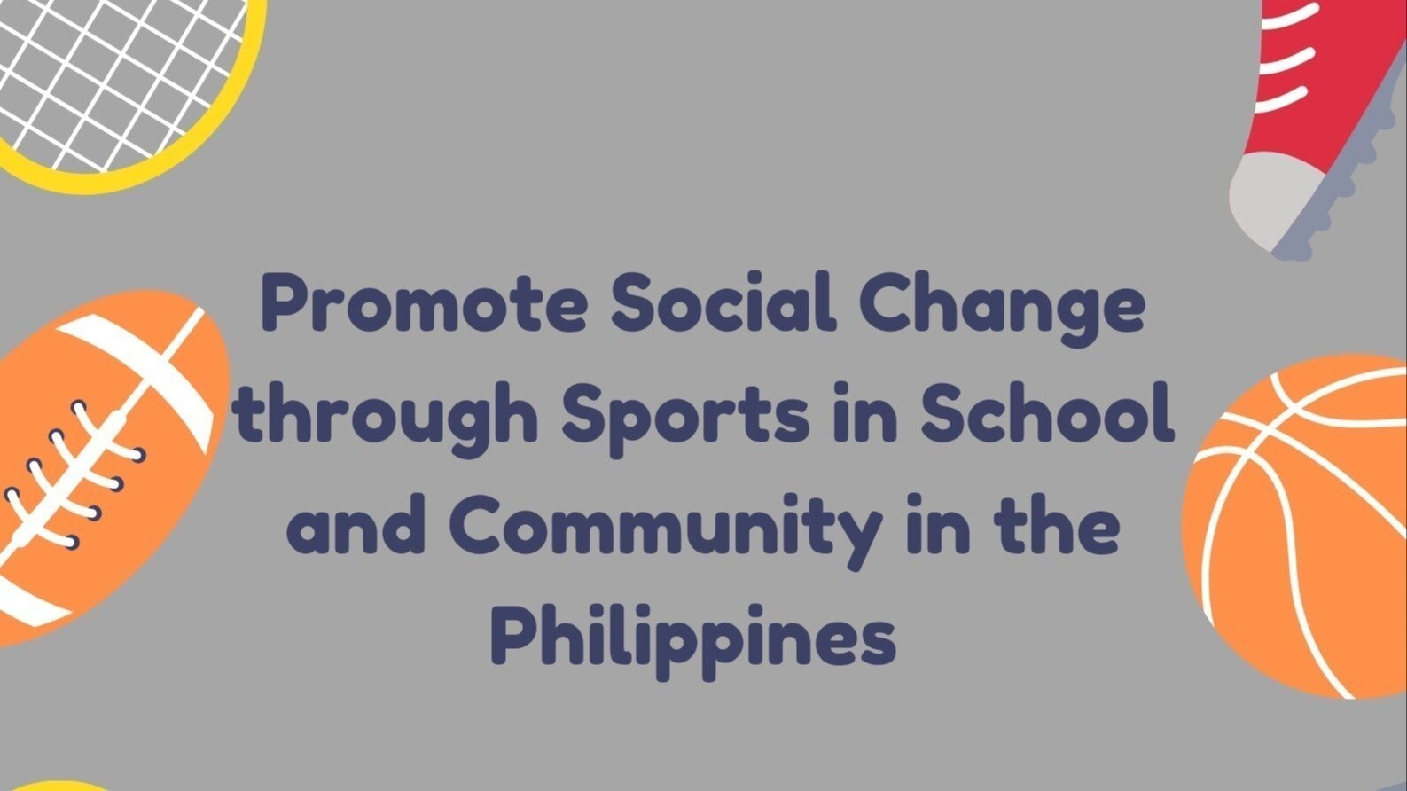 Petition · Promote Social Change through Sports in School and Community ...