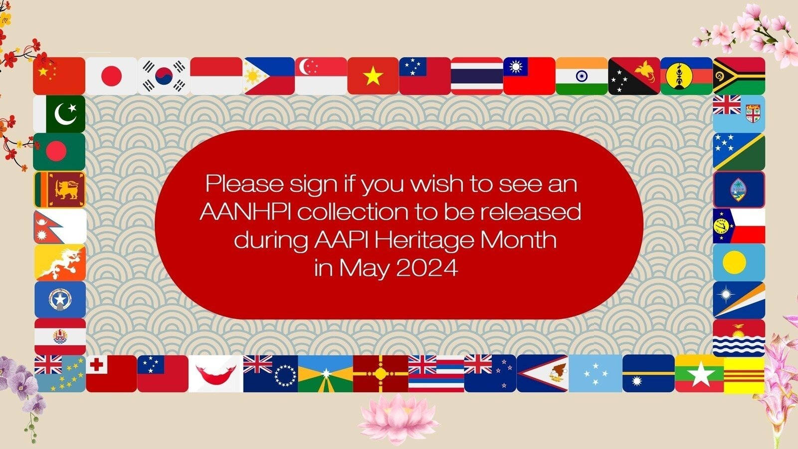 Petition · Support representation for AANHPI Heritage Month at Color ...