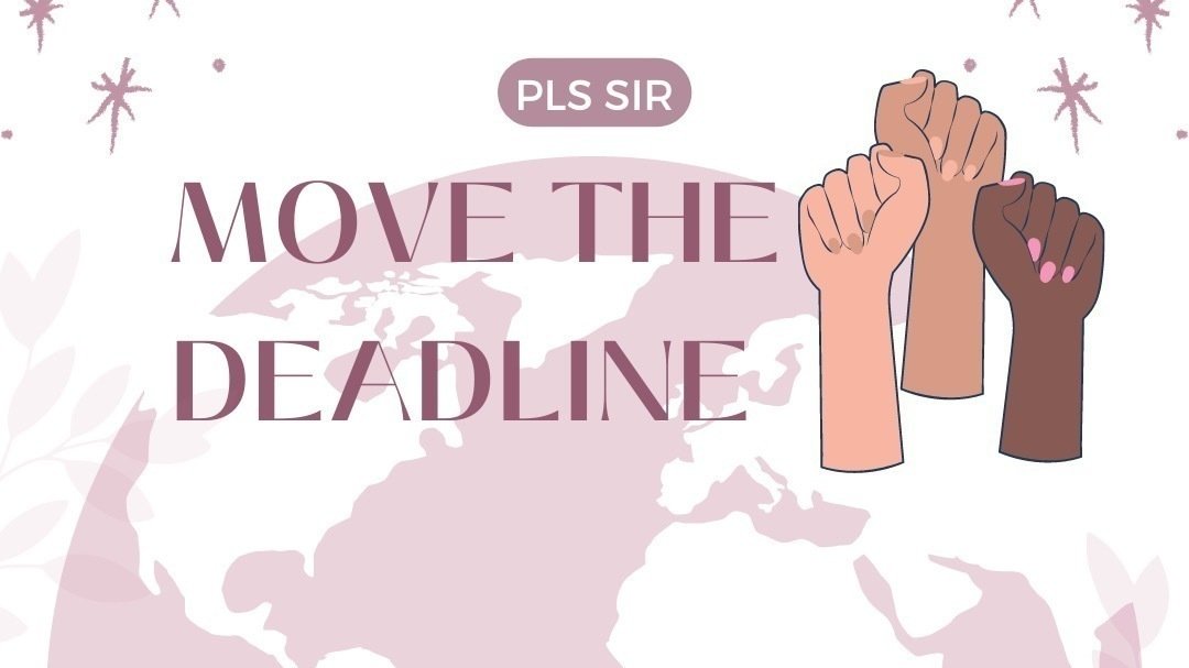 Petition · move the deadline next week - Philippines · Change.org