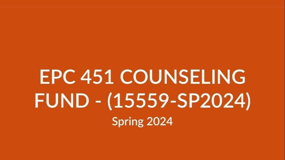 Petition · Convert Our 4:00pm Wednesday EPC 451 Class to Online Format ...