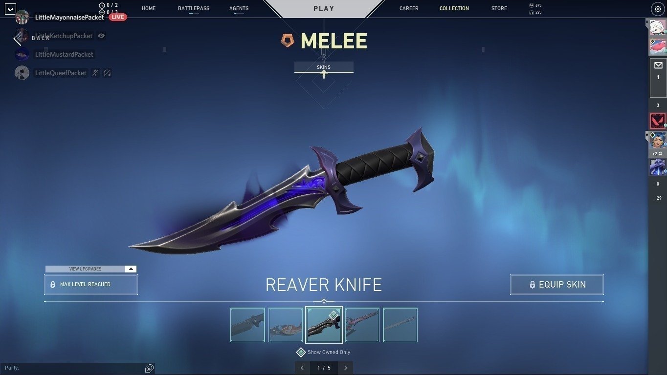 Petition · Give reaver knife its own color styles - Valorant - United ...