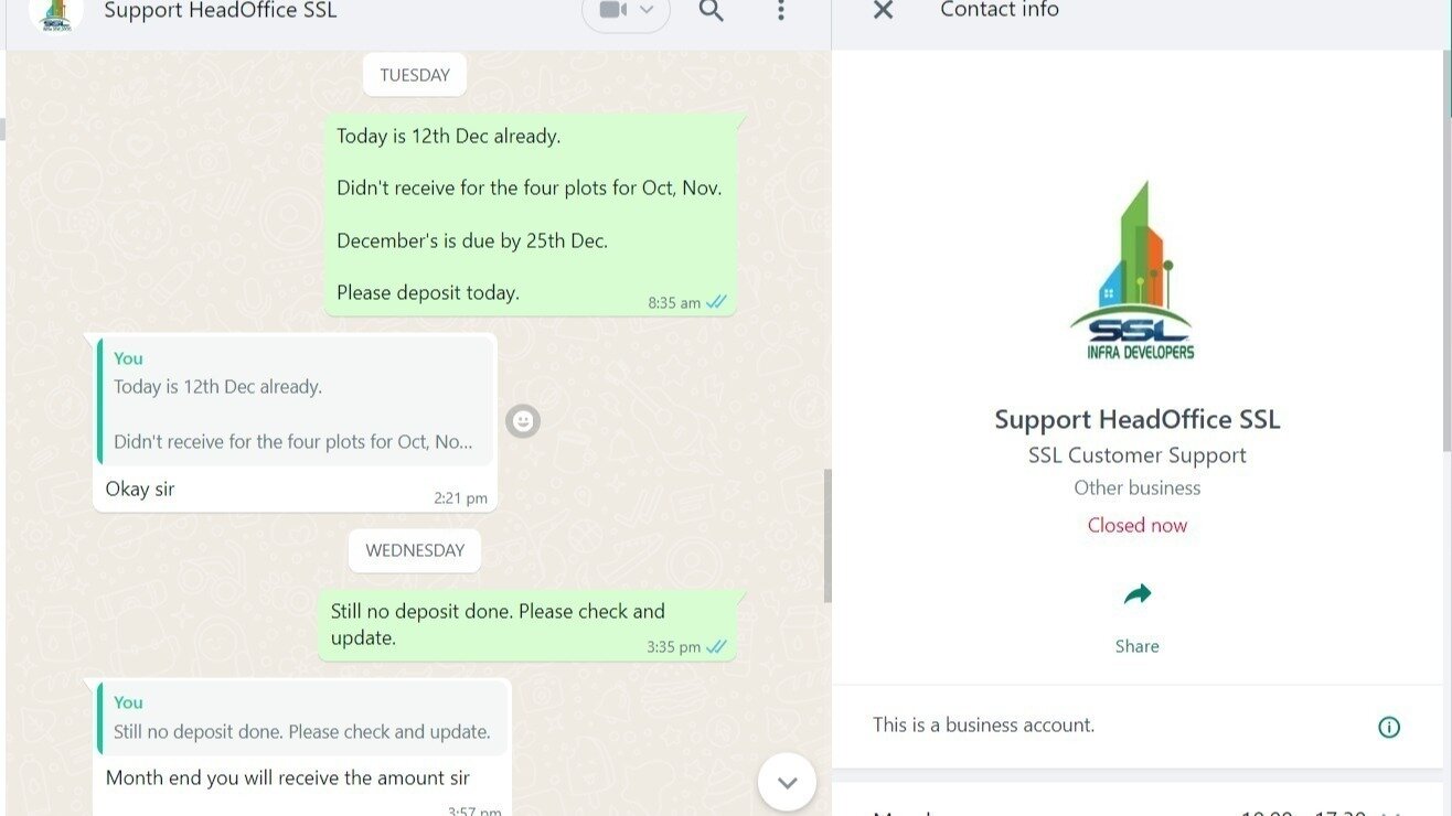 Petition · Fraudulent practices by SSL INFRA DEVELOPERS - India · Change.org