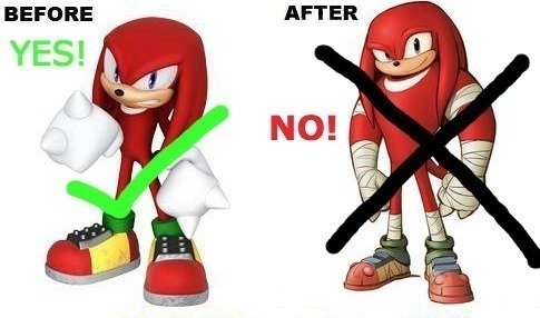 Petition · Change Knuckles Back · Change.org