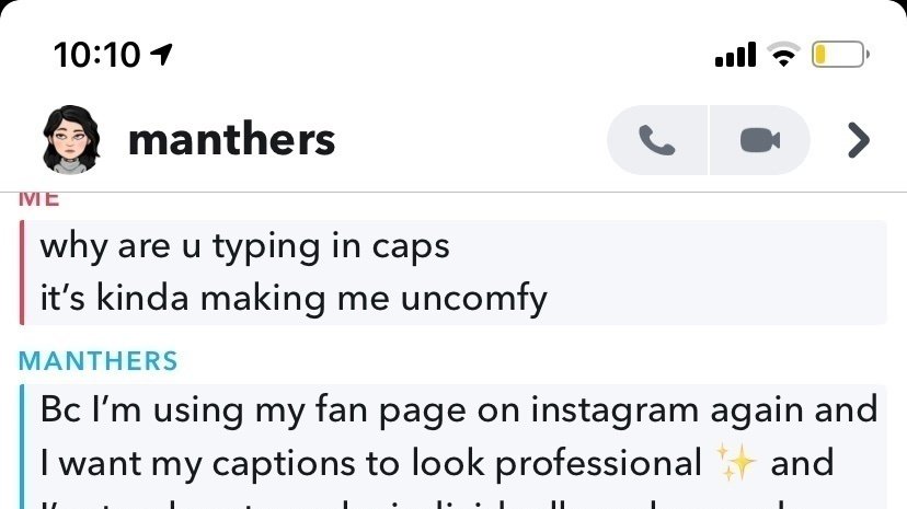 Petition · tell sam to stop typing in caps - United States · Change.org