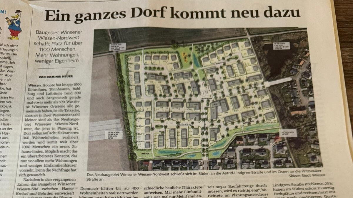 Petition · Nein zum Plan für das Baugebiet "Winsener Wiesen Nord-West ...