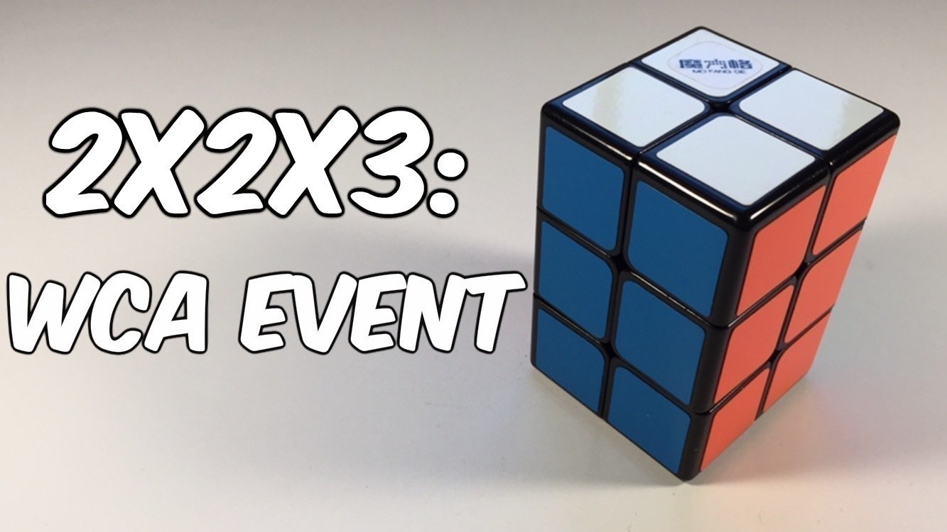 Petition · Make the 2x2x3 Cuboid an Official WCA Event - United States ...