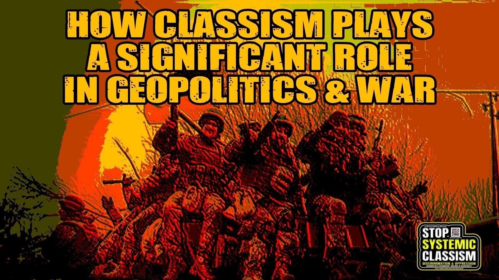 Petition update · HOW CLASSISM PLAYS A SIGNIFICANT ROLE IN GEOPOLITICS ...