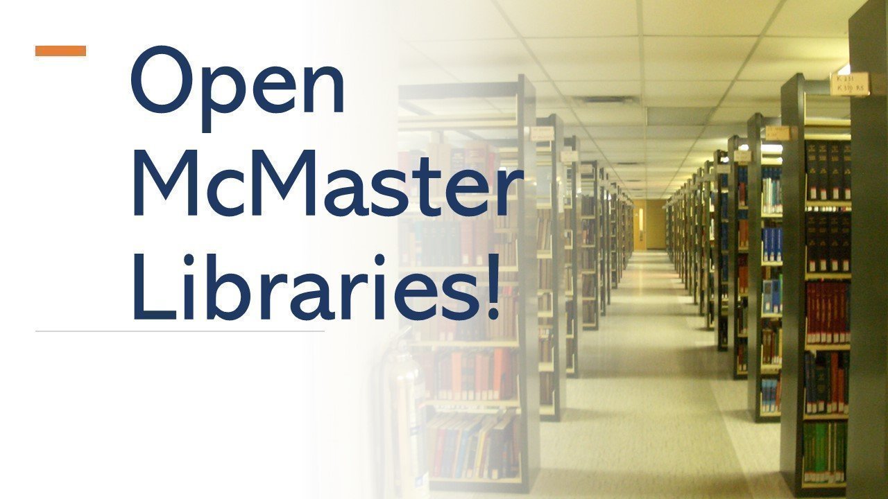 Petition · Open the McMaster Libraries - Hamilton, Canada · Change.org