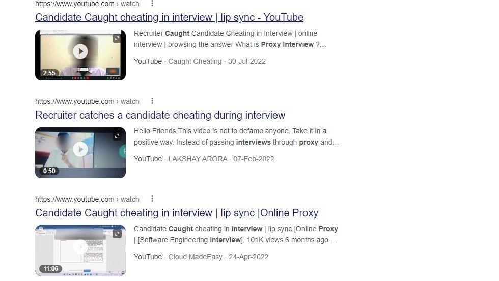 Petition · Prevent Proxy Interviews and fake experience candidates ...